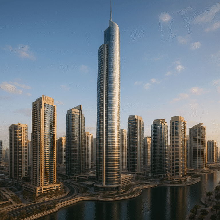 Almas Tower – Jumeirah Lakes Towers - Dubai Buildings