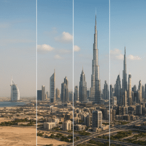 The Evolution of Dubai’s Skyline from 1990 to 2025 - Dubai Buildings